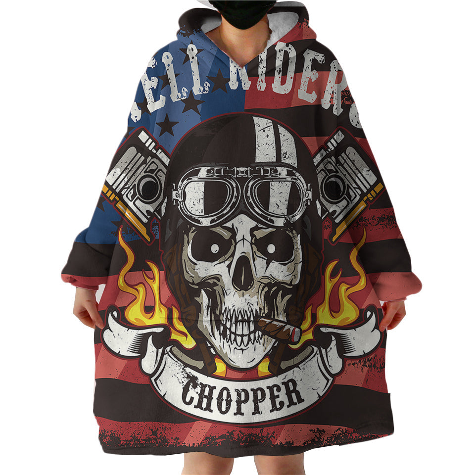 Therapeutic Blanket Hoodie - Chopper (Made to Order) – Bedding For All